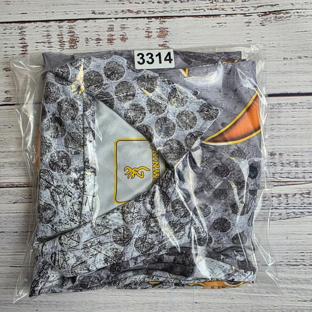 Browning | Shirts | Browning Team Shooting Polo Shirt Mens Xl Gray ...